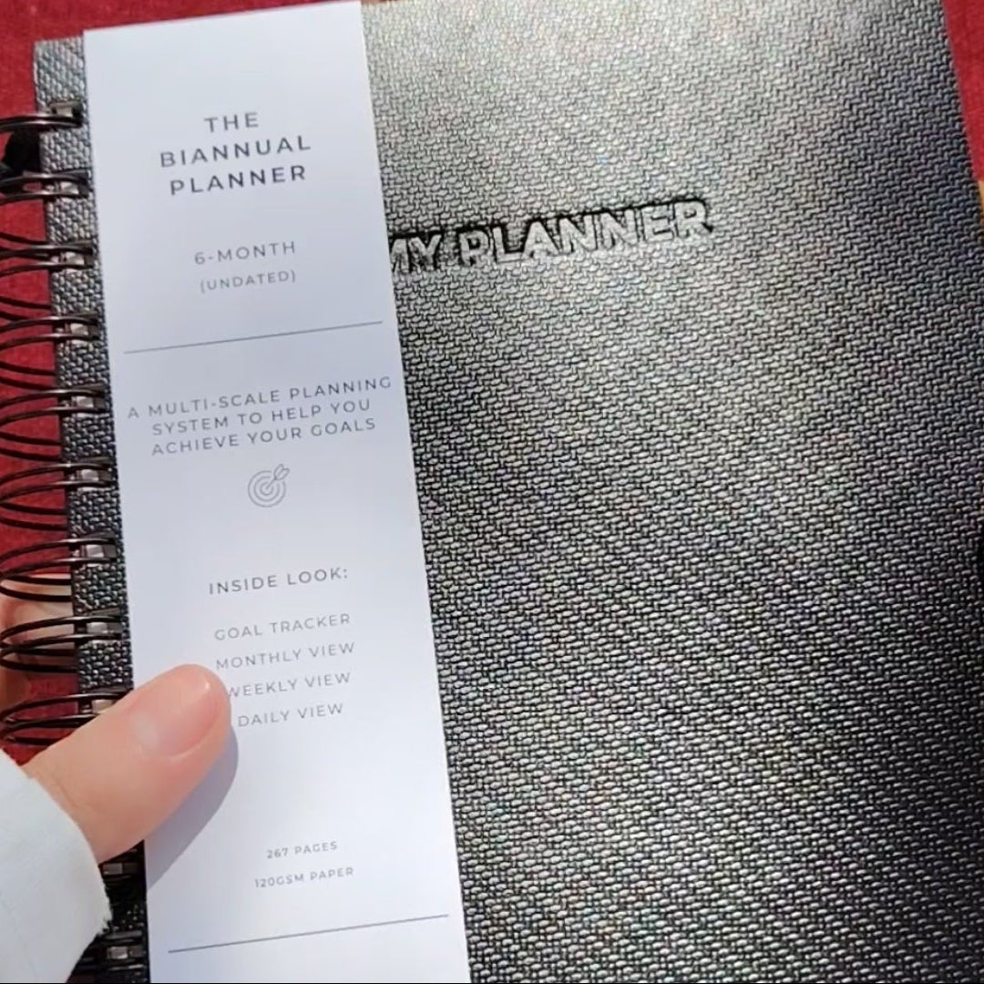 The Biannual Planner ( 6-Month Edition) – MY PLANNER